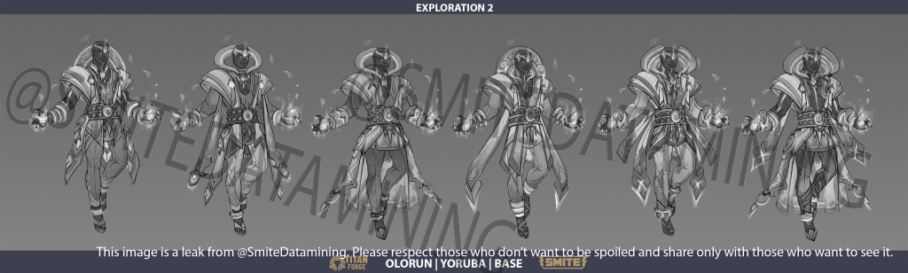 Smite Datamining – Olorun Concept and Final Art - Smite Datamining